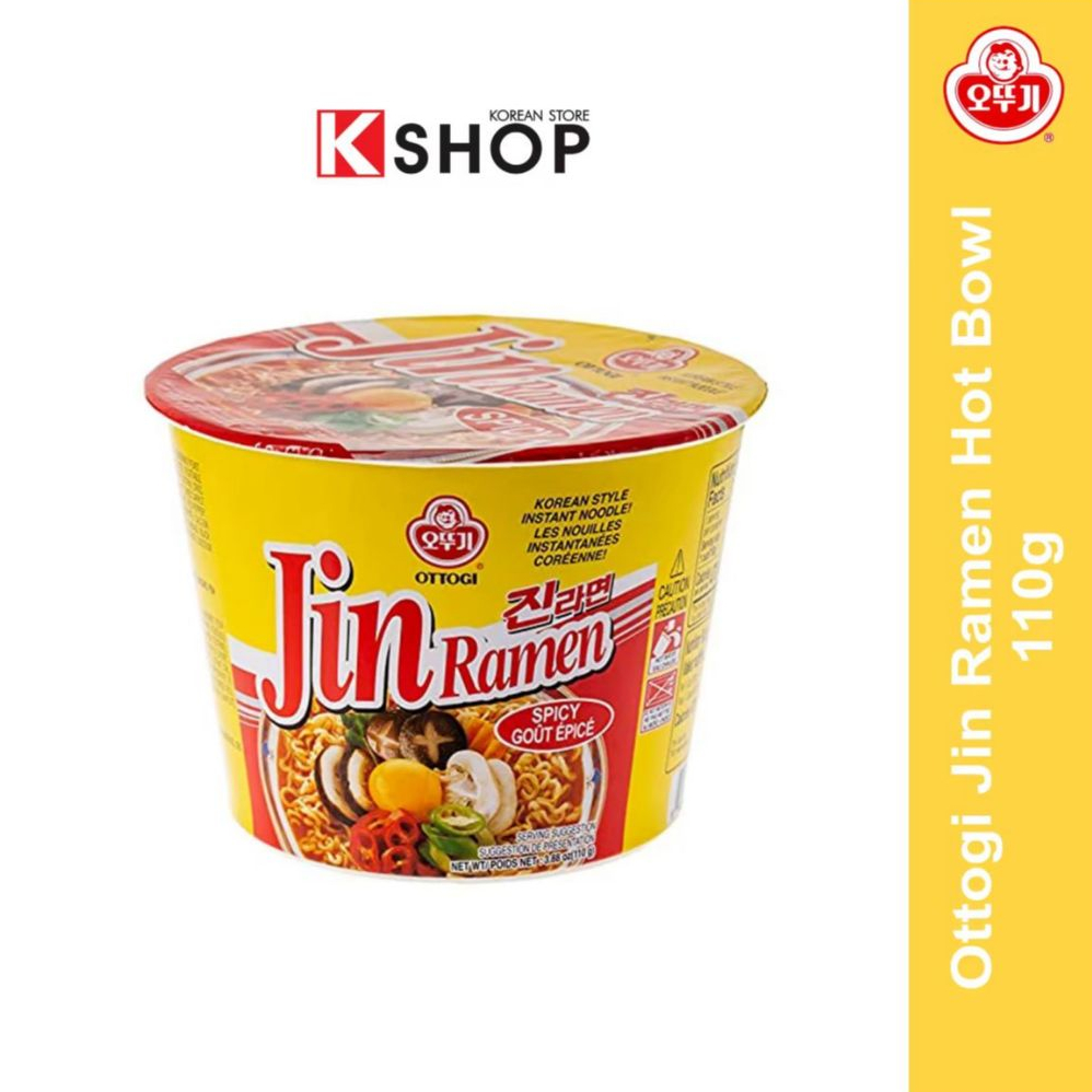 Ottogi Jin Ramen Hot Bowl (110g) - EXP: SEPT 2025 | Shopee Malaysia