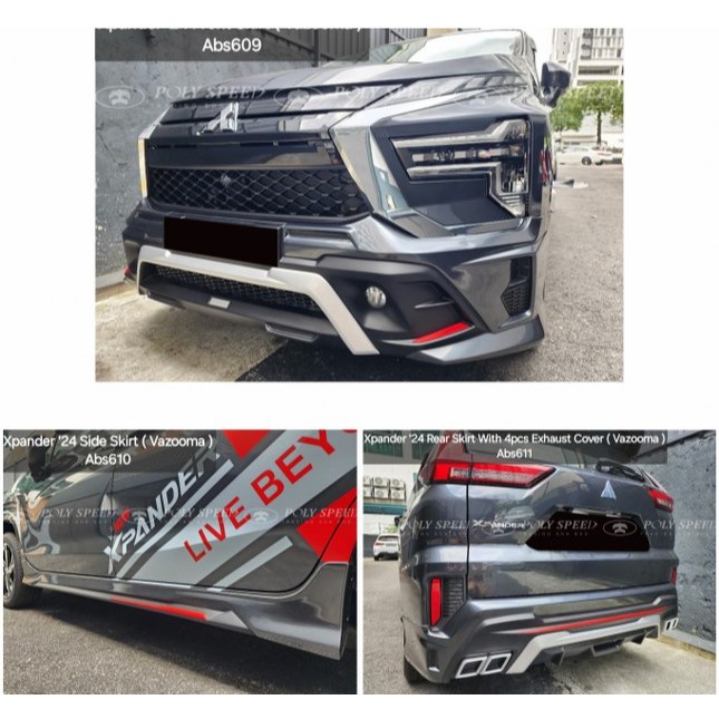 Mitsubishi Xpander 2024 Vazooma Body Kit ABS Ready Stock | Shopee Malaysia