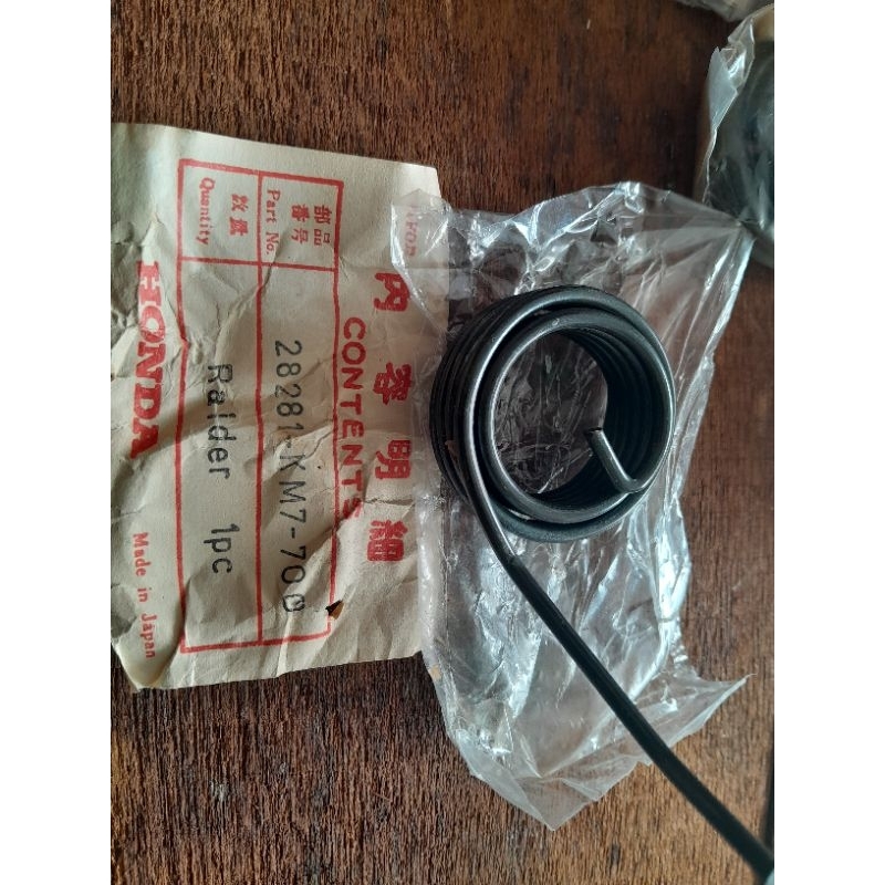 spring kick stater honda raider hx135 nos japan | Shopee Malaysia