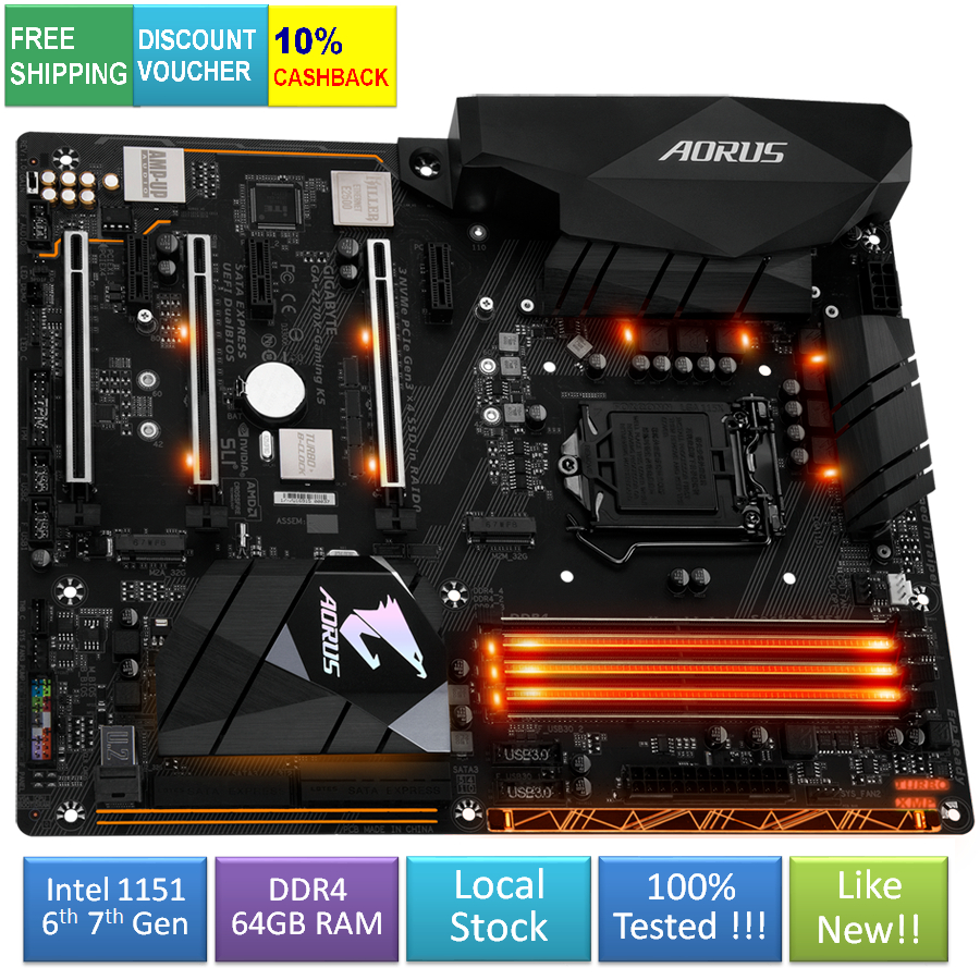 Socket 1151 (Like New !!!) (Intel 6th 7th Gen) Intel LGA 1151 Gigabyte ...