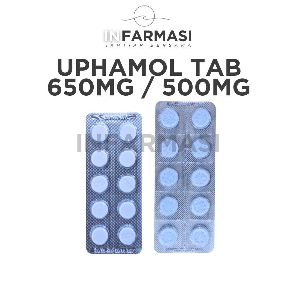 Uphamol 500mg & 650mg Paracetamol | Tablet Ubat Sakit Kepala, Demam ...