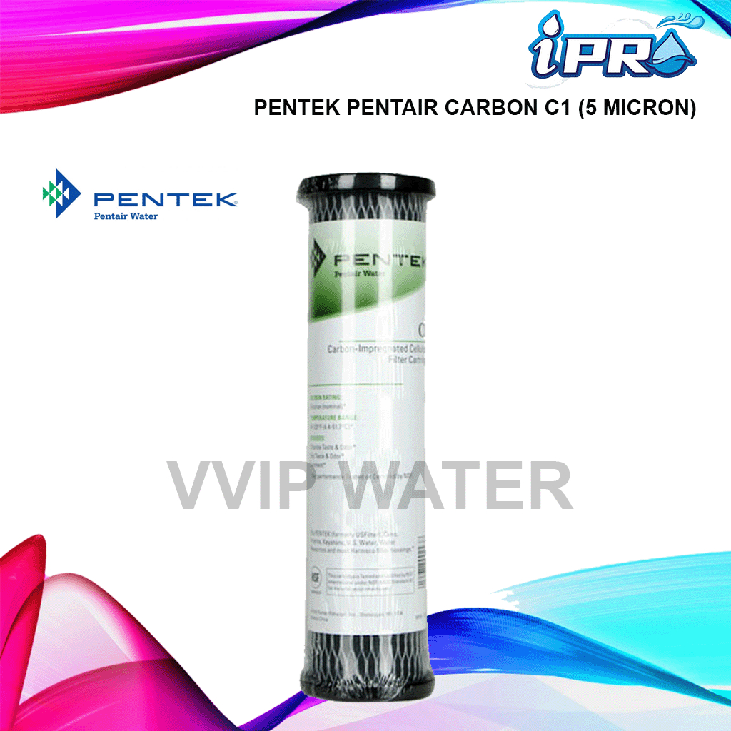 PENTEK Pentair C1 10" CTO Carbon Block Filter 5 Micron Water Filter ...