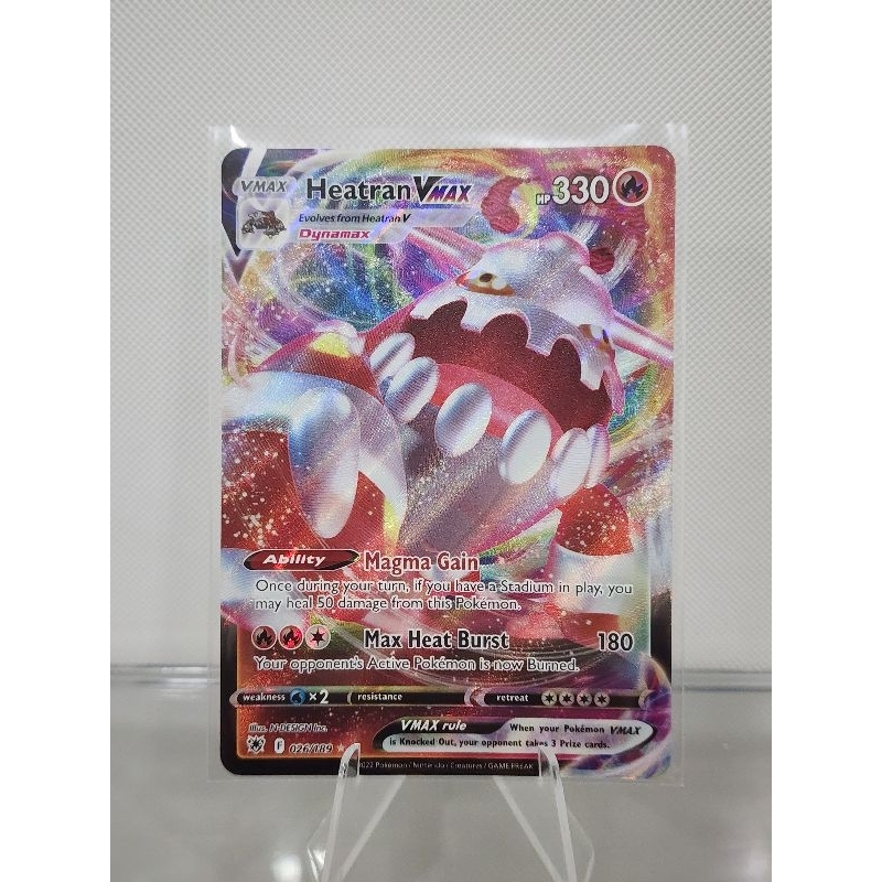 2022 Heatran VMax Card (Rare Holo) | Shopee Malaysia