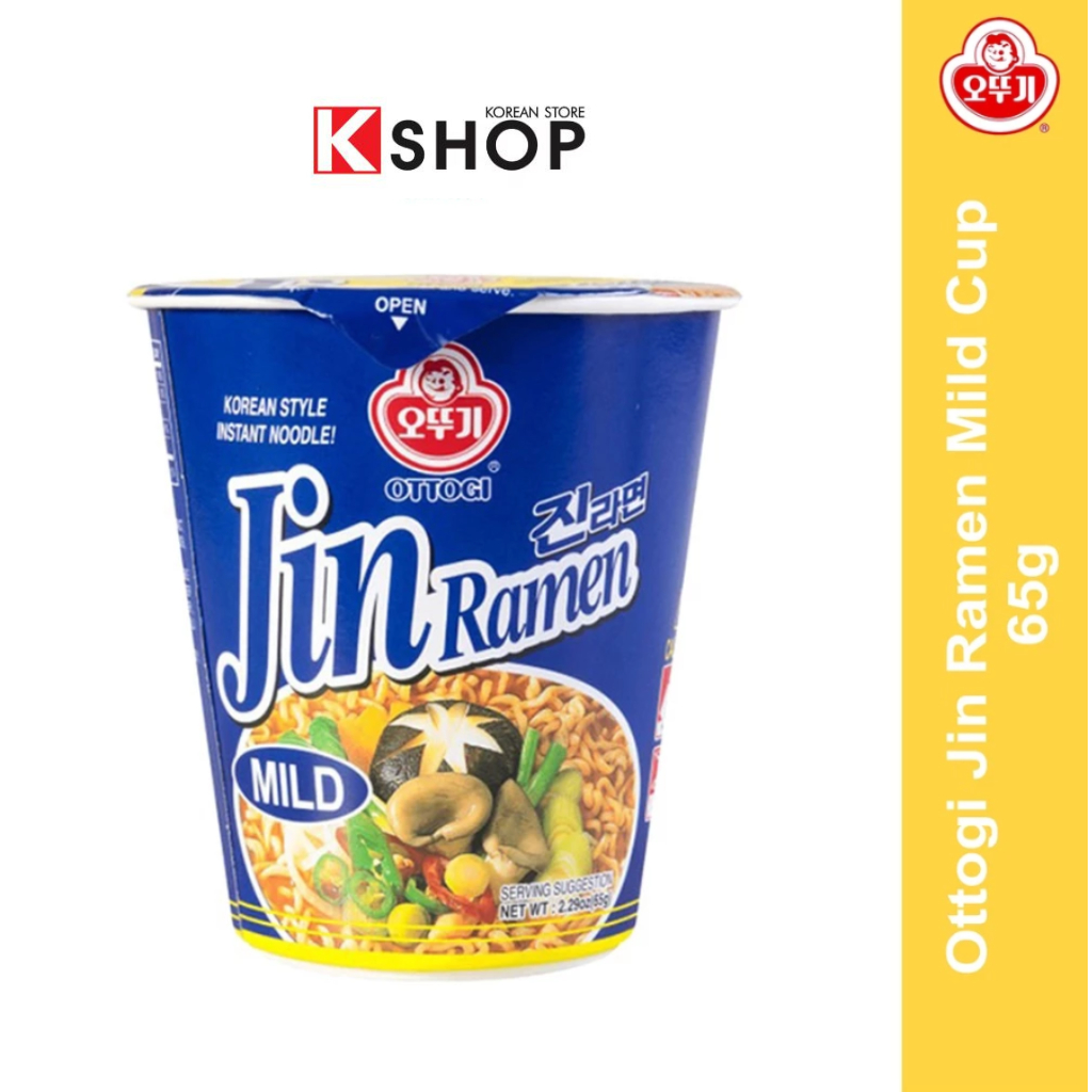 Ottogi Jin Ramen Mild Cup (65g) - EXP date : | Shopee Malaysia