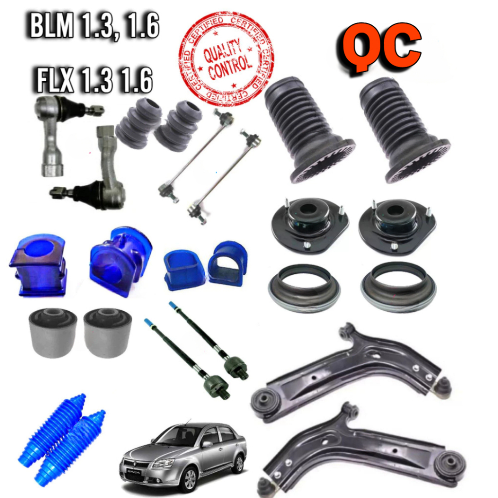 24 ITEM COMBO SET FRONT SUSPENSION BLM 1.3 1.6, FL, FLX SAGA VVT LOWER ...