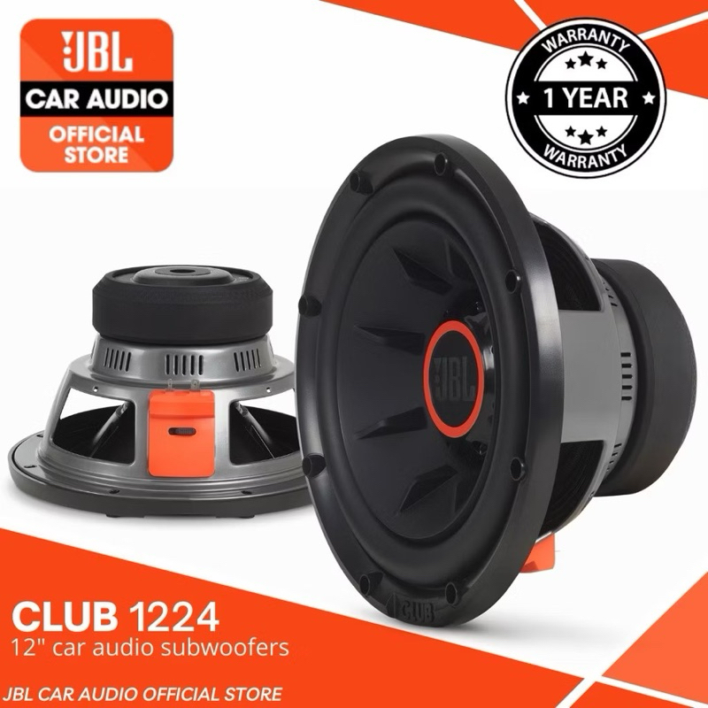HARMAN CLUB 1224 - Club Series 12" component subwoofer with switchable ...