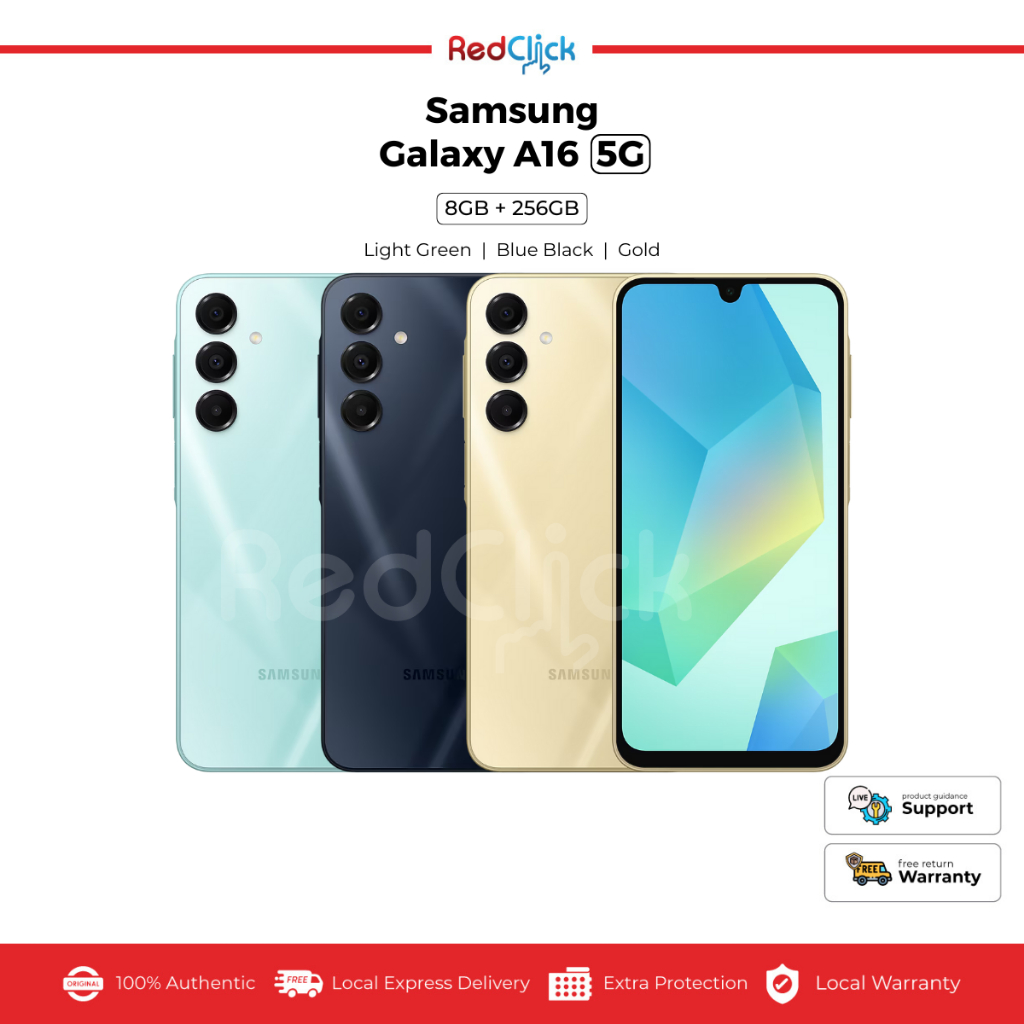 Samsung Galaxy A16 5G/A166P (8GB+256GB) Original Samsung Malaysia Set | Shopee Malaysia