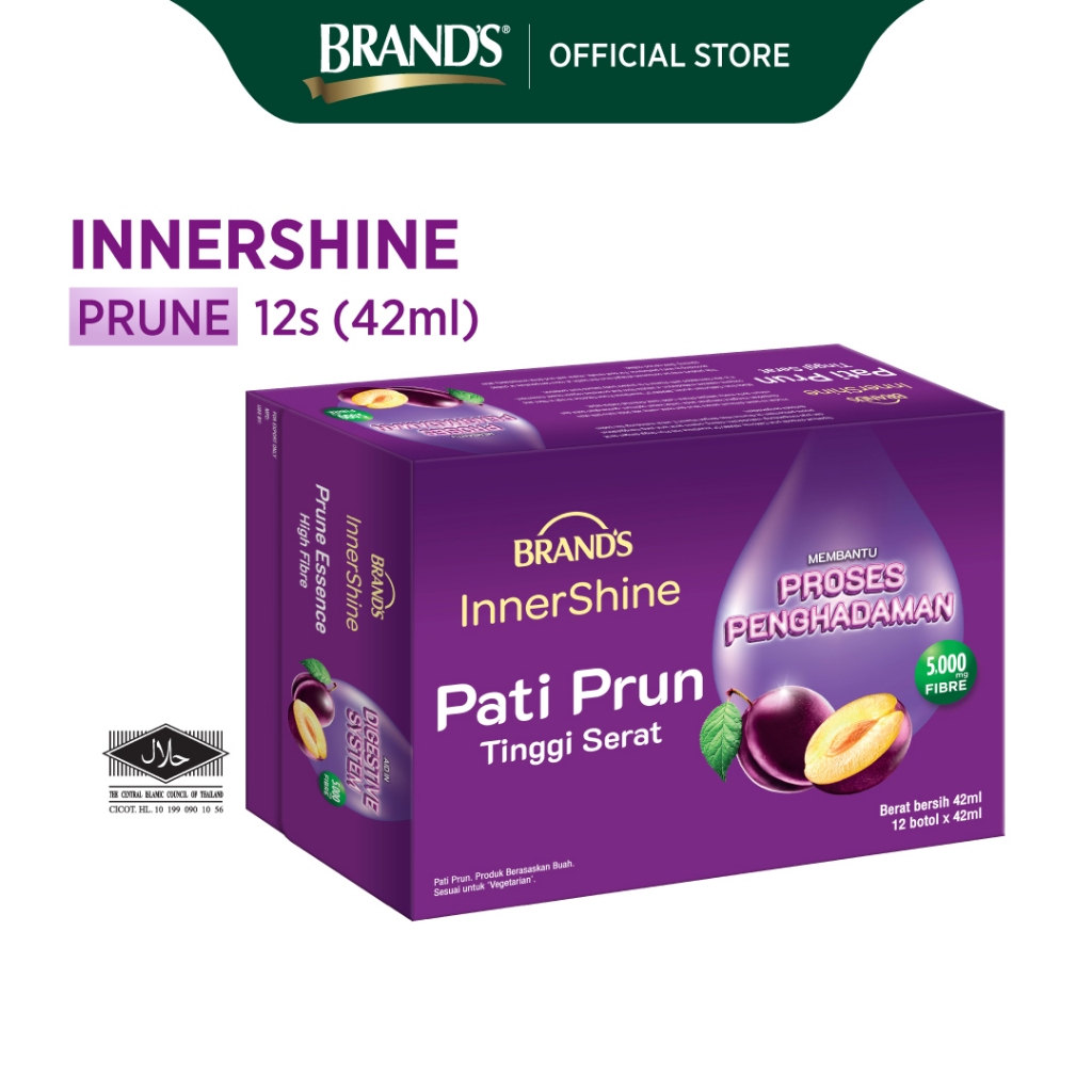 BRAND'S Innershine Prune Essence 12's (42ml)(For Radiant Skin & Promote ...