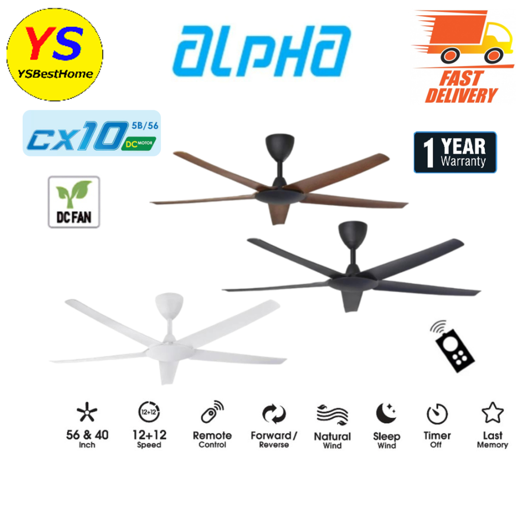 ALPHA COSA CX10 (56") / EX9 (40 INCH / 56 INCH) 5 BLADE REMOTE CONTROL ...