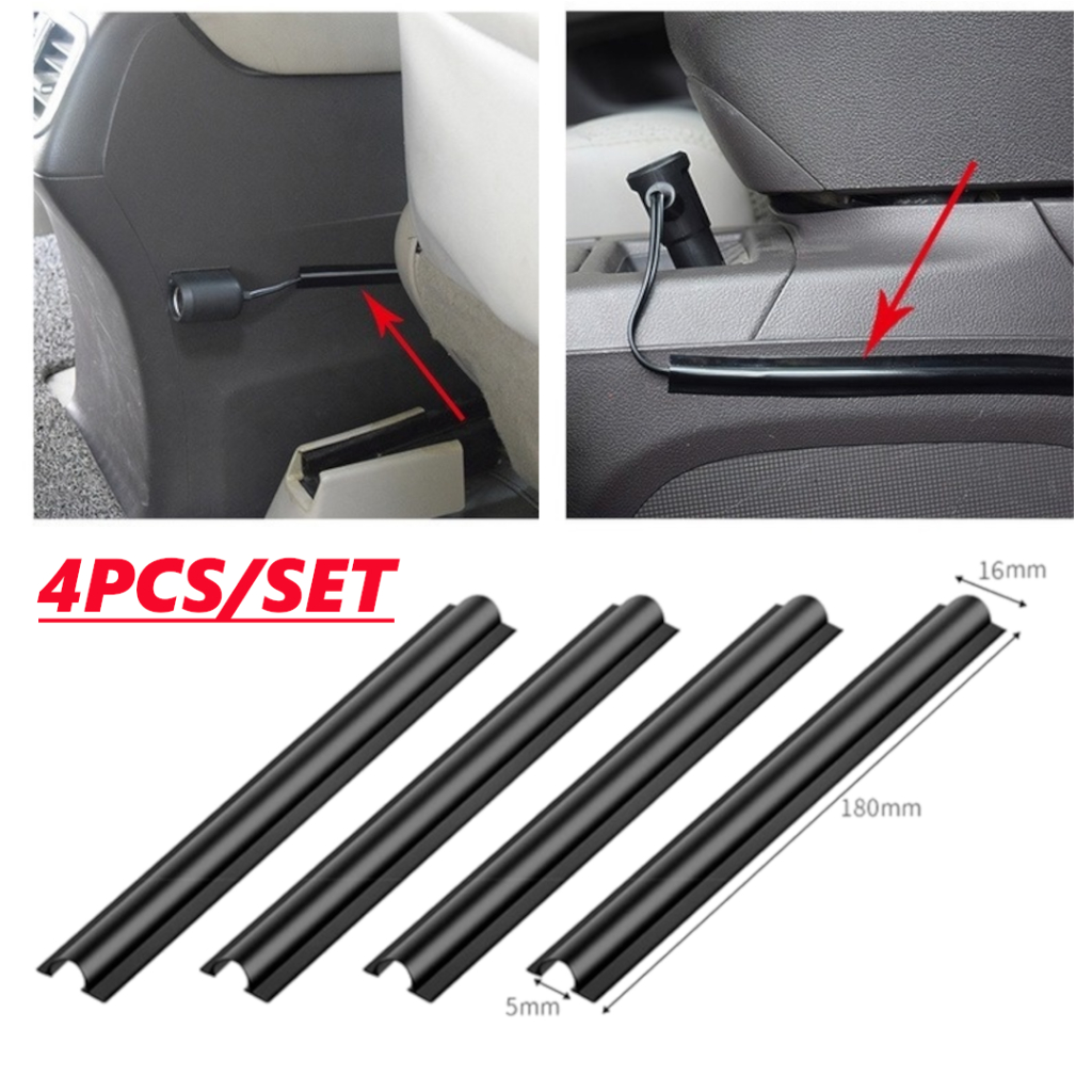 4pcs Car DVR Recorder Dashcam Hidden Wire Cable Sleeve Protector Cover ...