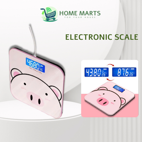 Pink Pig Smart Electronic Scale Digital Weighing Scale 180kg Electric ...