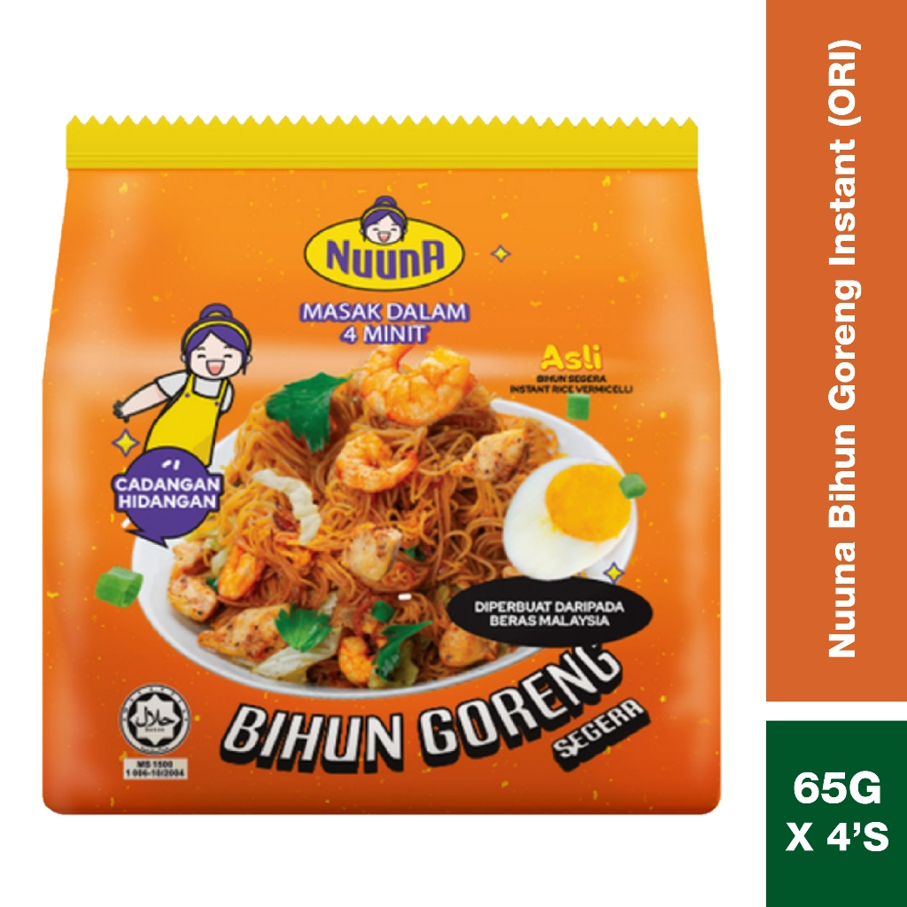 Nuuna Bihun Goreng Asli Instant 1 Pack (65g x 4's) | Shopee Malaysia