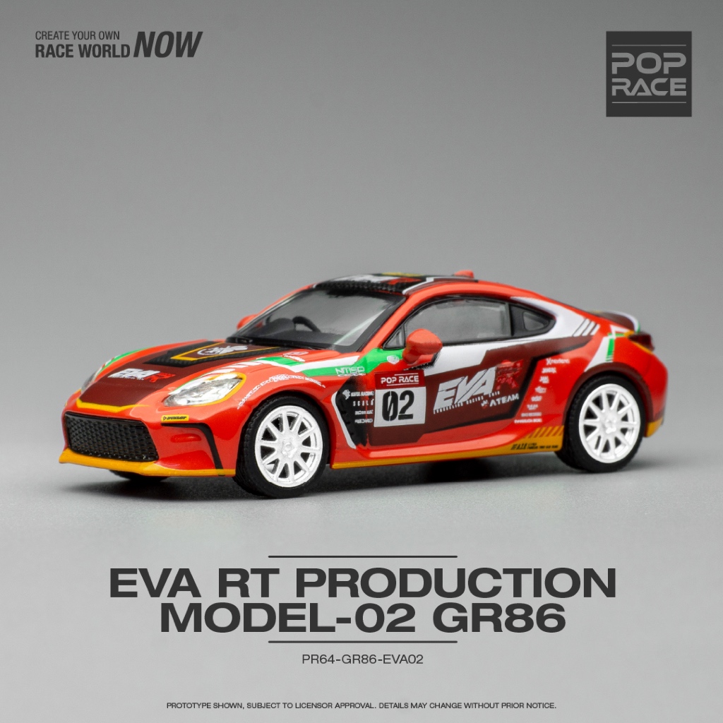 POP RACE 1/64 PR64-GR86-EVA02 EVA RT PRODUCTION MODEL 02 GR86 | Shopee ...
