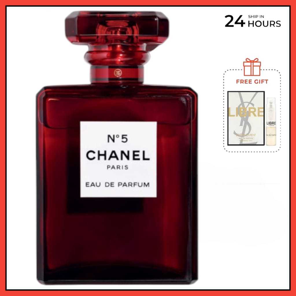 💯%(Authentic )🌟Chenal N5 Red Eau De Parfum 100ml Fragrance For Her ...