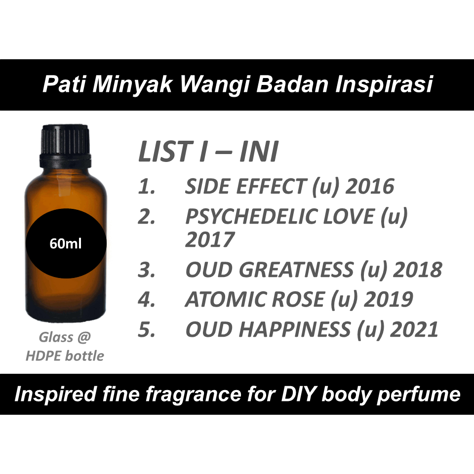 [ LIST @ SENARAI I - INI ] Pati Tulen Inspirasi-Inspired Fragrance Oil ...