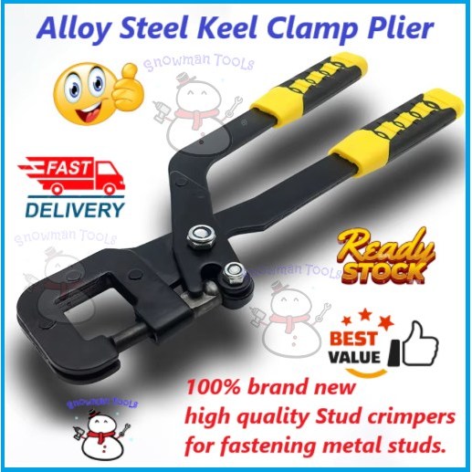 10'' Stud Crimper Partition Board Plier Plasterboard Forcep Ceiling ...