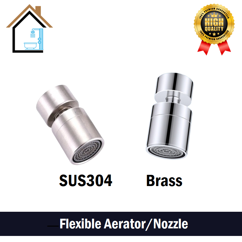 Fully Brass Chromed SUS 304 Stainless Steel Water Saving Tap Aerator ...