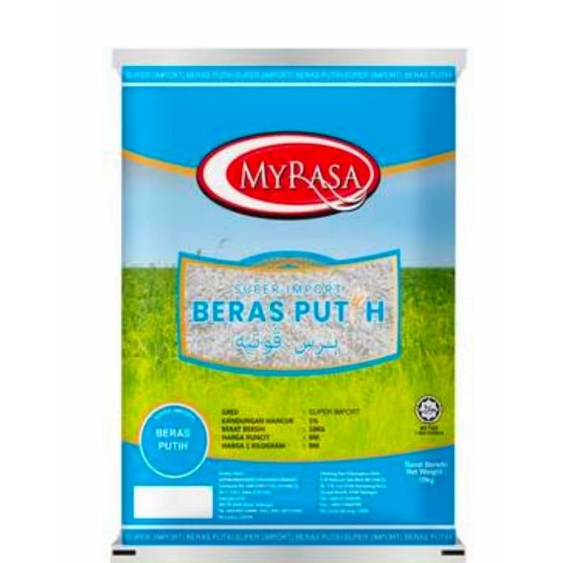 Beras MyRasa Super Import Beras Putih (10kg) | Shopee Malaysia
