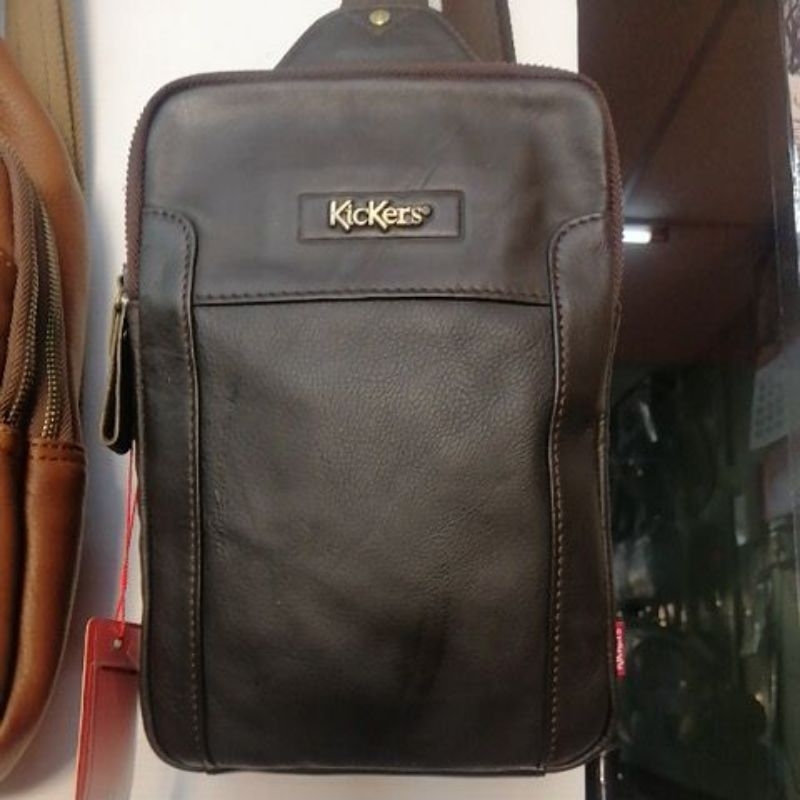 Kickers ORIGINAL GENUINE LEATHER HiKing Bag | Shopee Malaysia
