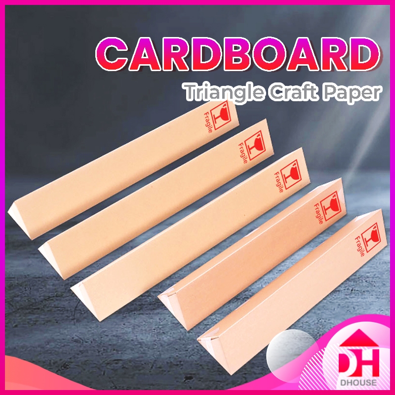 (10pcs) Triangle Craft Paper Umbrella Rod Fishing Carton Cardboard ...