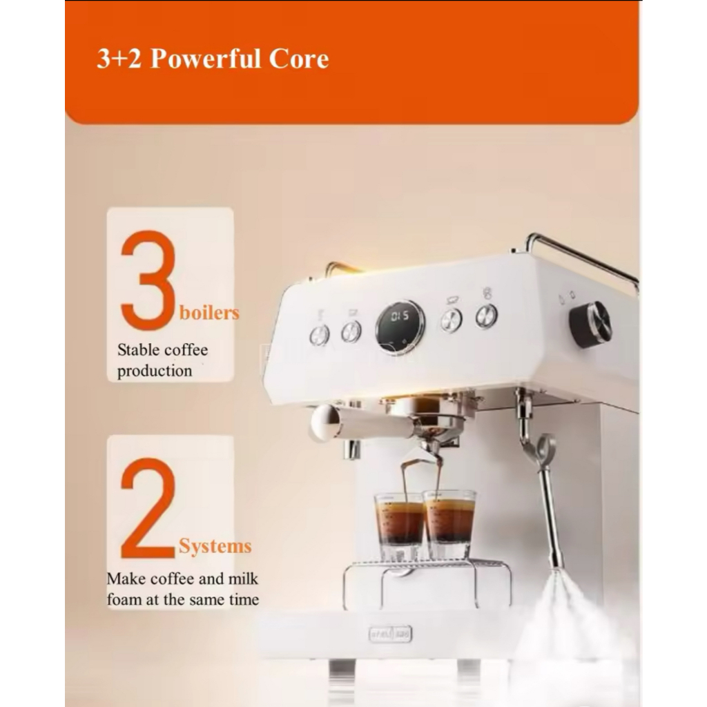(Ready Stock)220V 9Bar Semi Automatic Espresso Coffee Machine 58mm ...