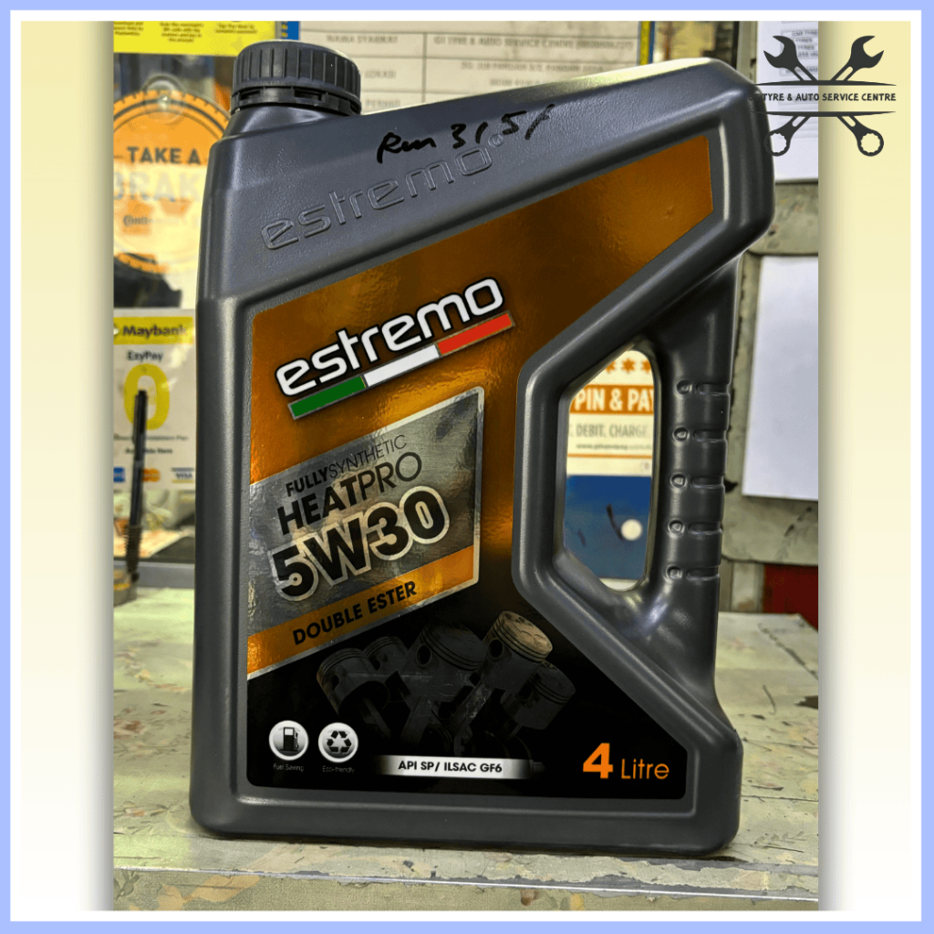 Estremo HeatPro SAE 5W30 fully synthetic double ester 4L API SP, ILSAC GF6 mercedes toyota ...