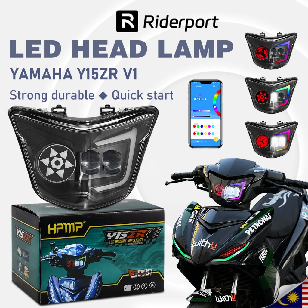 HPMP Y15ZR V1 Head Lamp Led New RGB APP Bluetooth Control Custom Multiple styles YAMAHA Y15 V1 ...
