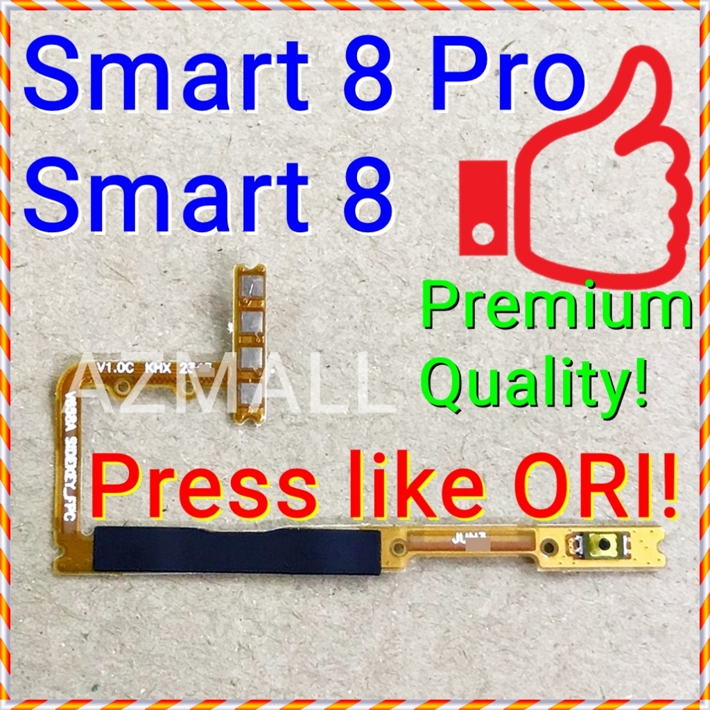 (Press like ORI) NEW On /Off Volume Button Switch Flex Ribbon Infinix ...