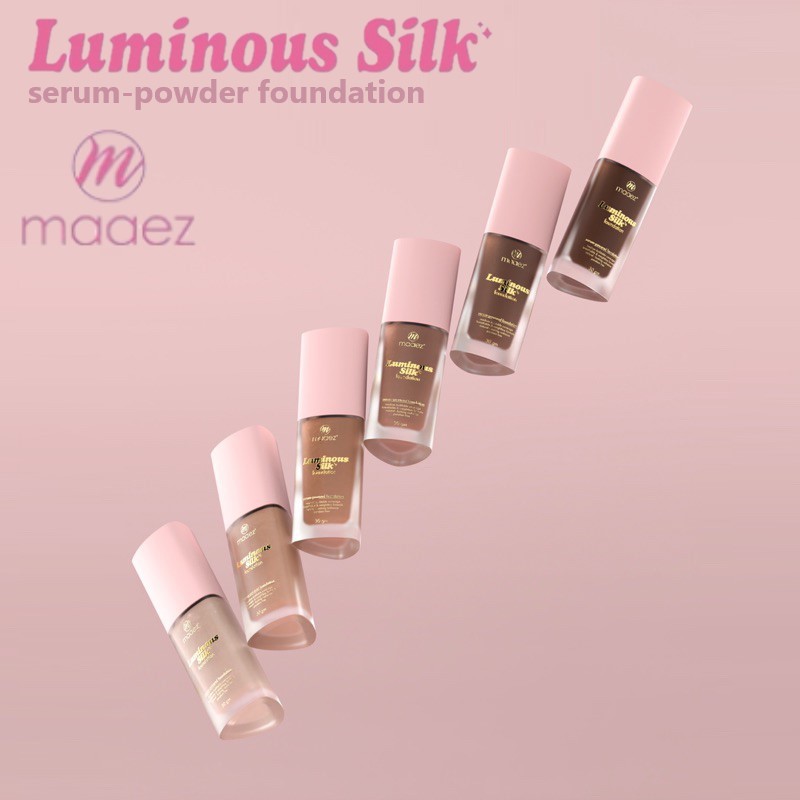 Maaez Luminous Silk Foundation serum-powdered foundation 30g | Ready ...