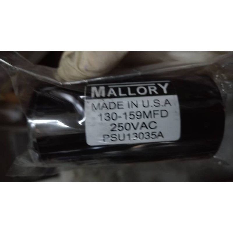CAPACITOR 130-159MFD 250VAC (MADE IN USA) | Shopee Malaysia