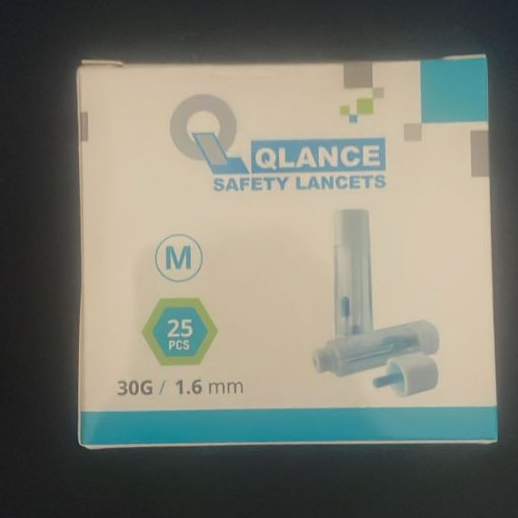 (TEMPORARY POUCH PACKAGING) QV 25pcs Safety Lancet 30G x 1.6mm | Shopee ...
