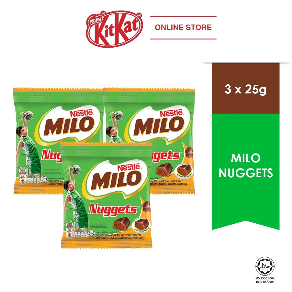 NESTLÉ MILO® Nuggets 25g Bundle of 3 | Shopee Malaysia