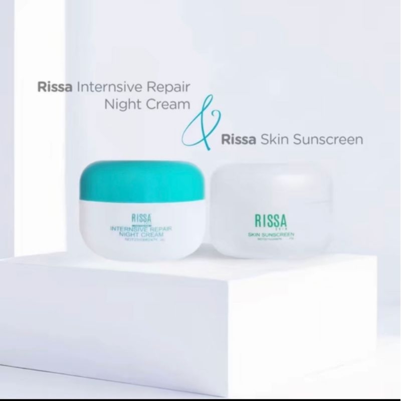 RISSA SKIN SUNSCREEN & NIGHT CREAM SYM TRIAL | Shopee Malaysia