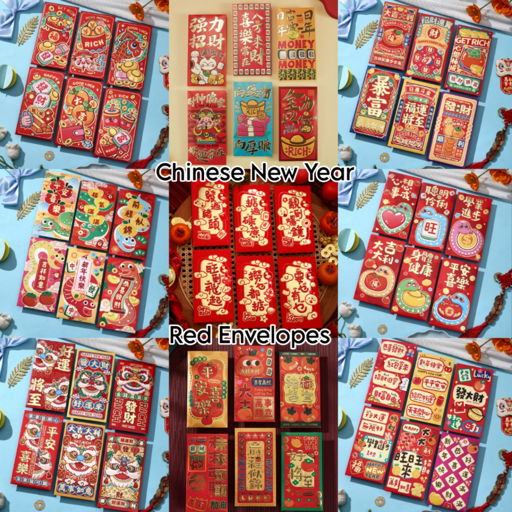 2025 Chinese New Year Snake Red envelope Red pocket Ang Pao Ang Pau ...