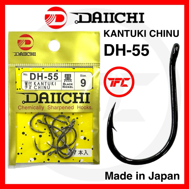 DAIICHI Kantuki Chinu Hook DH-55 Fishing Hook Made in Japan | Shopee ...