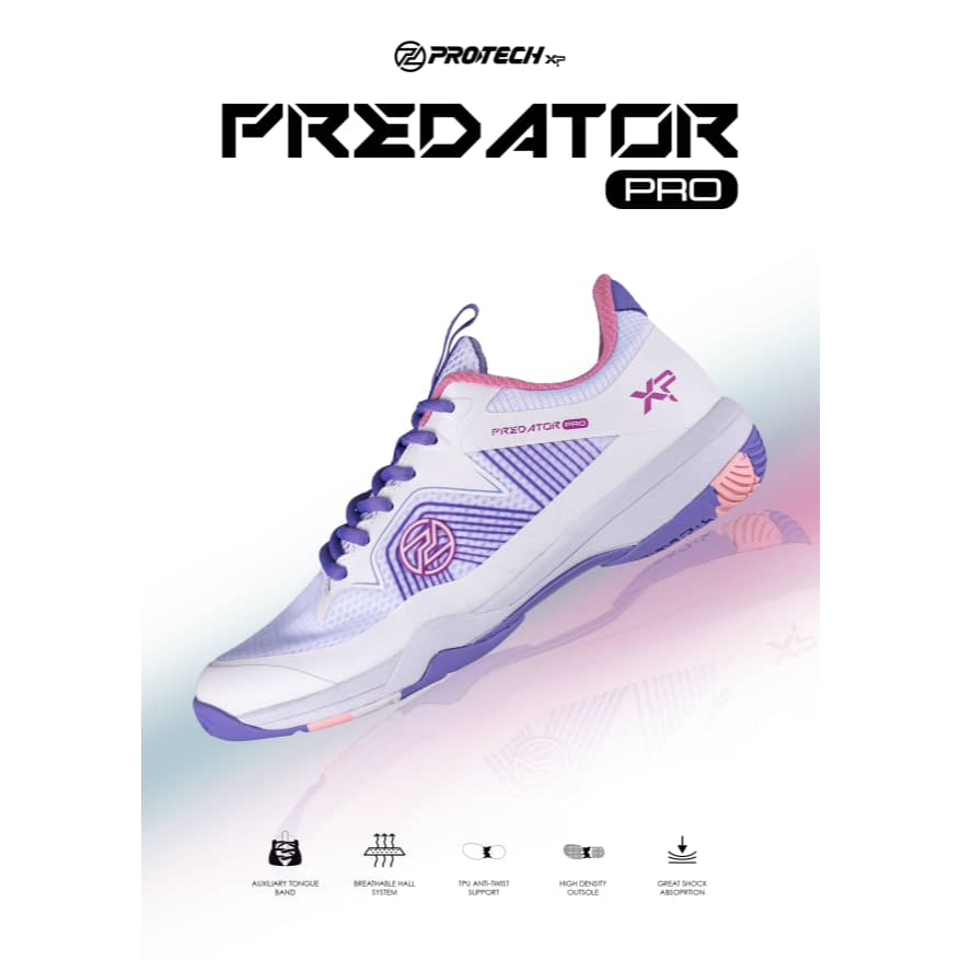 PROTECH PREDATOR PRO BADMINTON SHOES - FREE GRIP | Shopee Malaysia