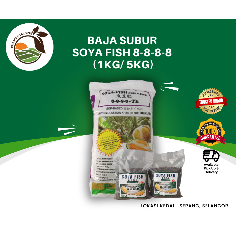 SOYA FISH 8-8-8-8 (REPACK) - Baja Subur Pertumbuhan Pokok Durian, Buah ...