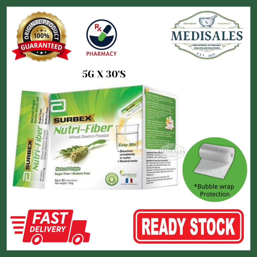 ABBOTT SURBEX NUTRI-FIBER SACHET 5G X 30'S (EXP 09/2027) | Shopee Malaysia