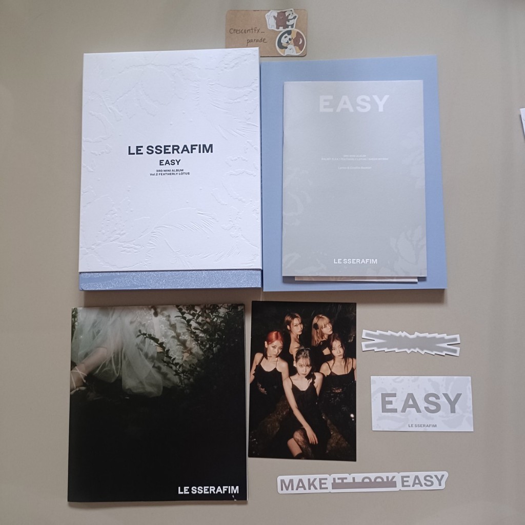 LE SSERAFIM 3RD MINI ALBUM EASY UNSEALED ALBUM VOL.1 VOL.2 | Shopee ...