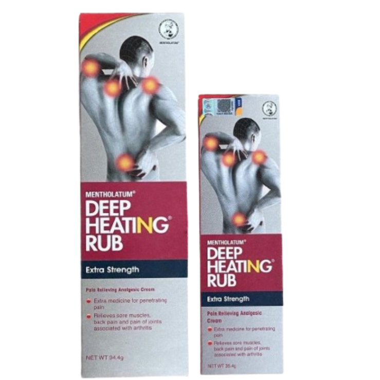 Mentholatum Deep Heating Rub Extra Strength Pain Relieving Cream (35.4g ...