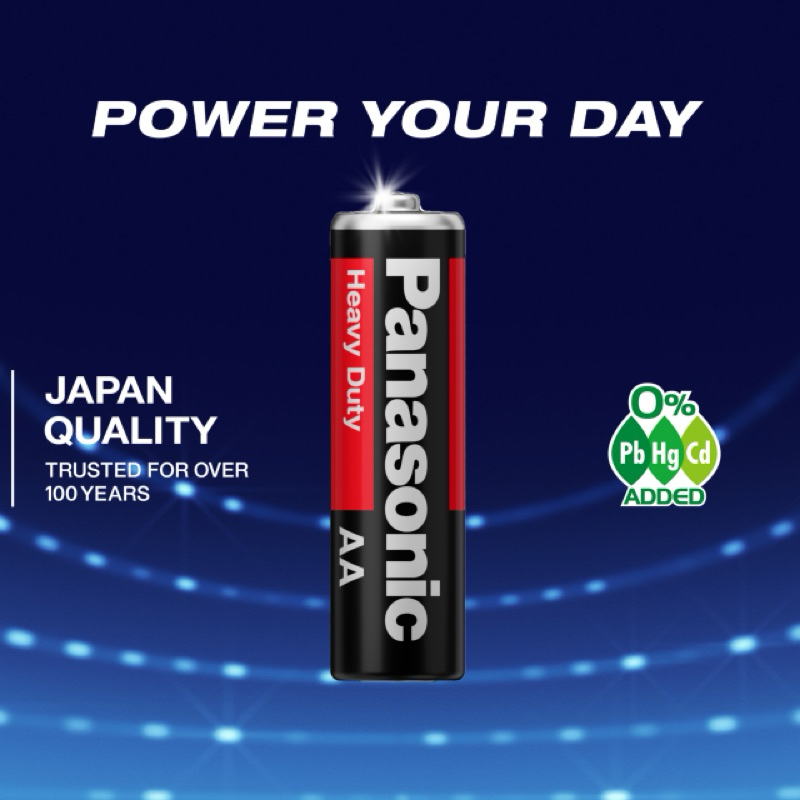 PANASONIC HEAVY DUTY AA/AAA MANGANESE BATTERY (60PC) | Shopee Malaysia