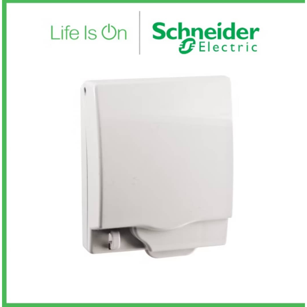 Heeman4u Schneider IP55 Single Pole Weatherproof Socket Cover / Outdoor ...