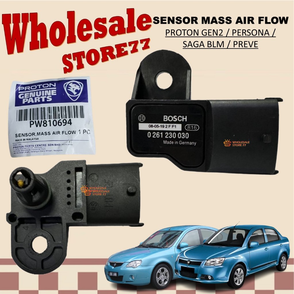 ORIGINAL | PROTON GEN2 / PERSONA / SAGA BLM / PREVE Air Flow Sensor Map ...