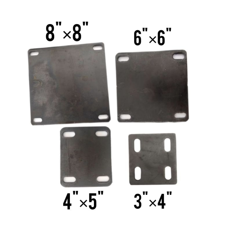 SQUARE PLATE/PLATE GATE/TAPAK BESI/TAPAK TIANG PAGAR(3"X4",4"X5",6"X6 ...
