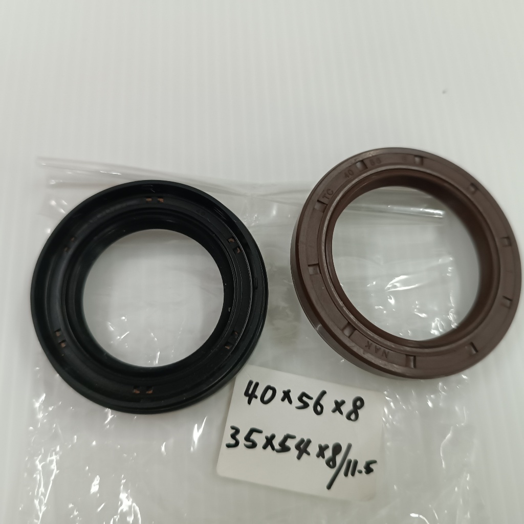 (2PCS SET (40x56x8) (35x54x8/11.5) LEFT+RIGHT (KIRI+KANAN) DRIVE SHAFT ...