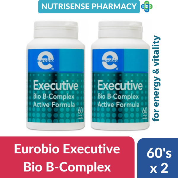 EUROBIO EXECUTIVE BIO B COMPLEX ACTIVE FORMULA 2X60'S | Shopee Malaysia