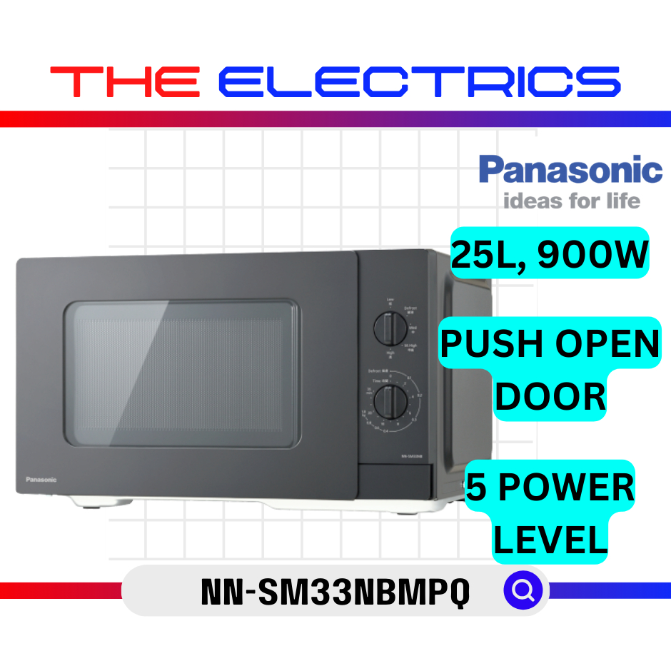 PANASONIC 25L SOLO MICROWAVE OVEN NN-SM33 / NN-SM33NB / NN-SM33NBMPQ ...