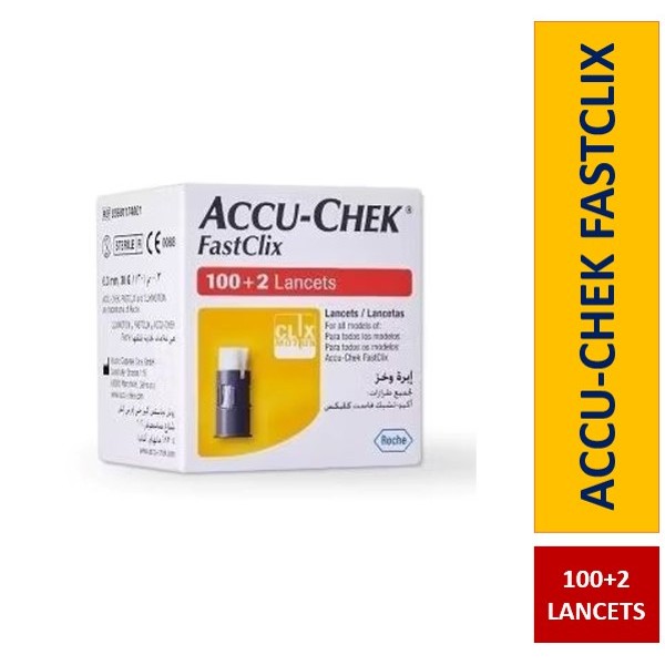 ROCHE ACCU - CHEK FASTCLIX 100+2 LANCETS | Shopee Malaysia