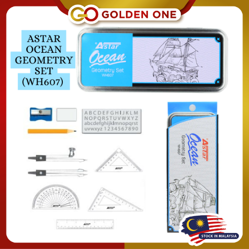 Astar WH607 / WH1008 Ocean geometry set / Columbus Math Set (Price for ...