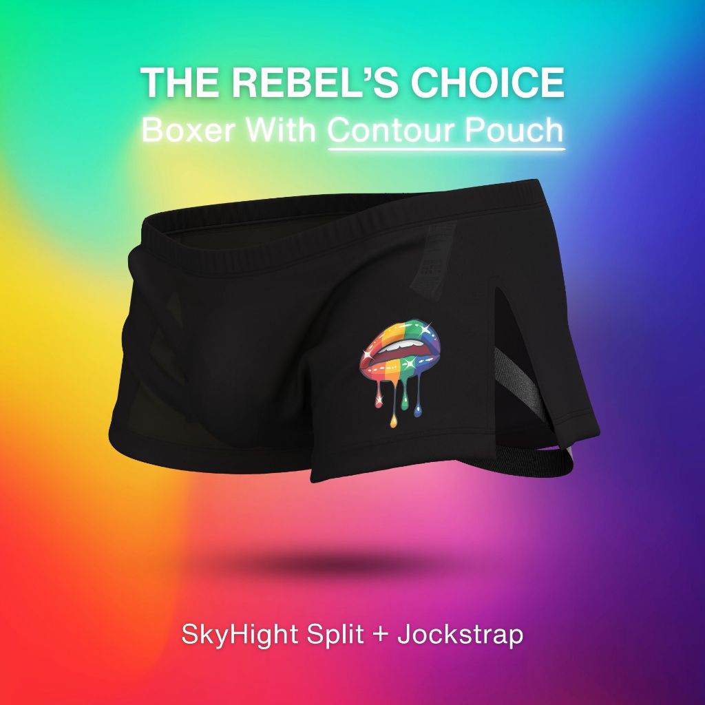 Private Structure Men Underwear Load My Mouth High Split Boxer (with ...